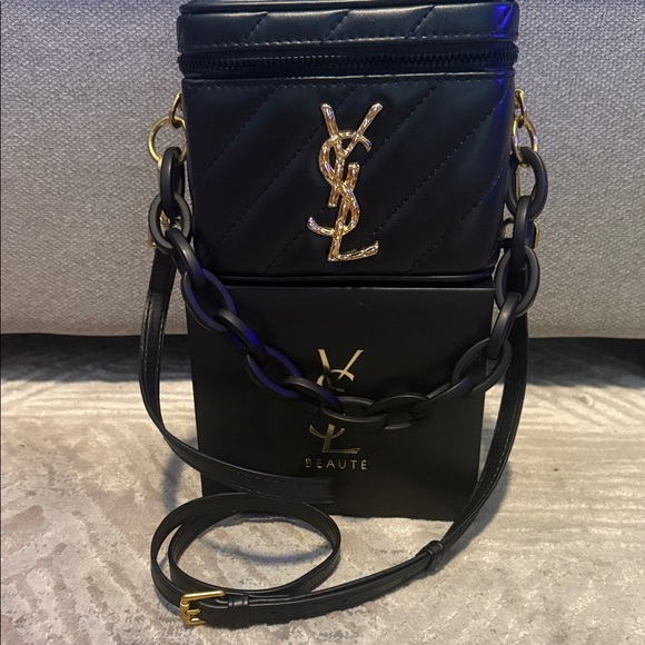 Yves Saint Laurent | Bags | Gwp Yves Saint Laurent Black And Gold ...